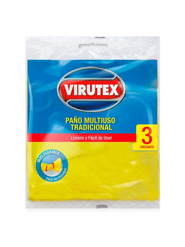 PA?O MULTIUSO AMARILLO X3 – CL?SICA VIRUTEX | DCOMAC